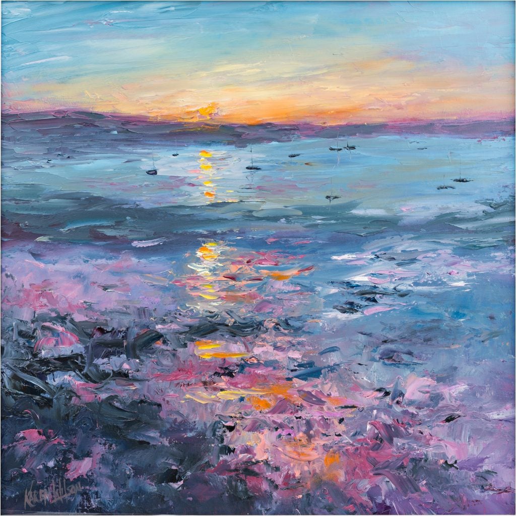 "Skerries Sunset" LIMITED EDITION PRINT - Karen Wilson Art