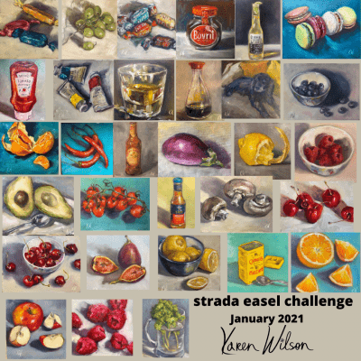 Strada Easel September 2021 Challenge - Karen Wilson Art