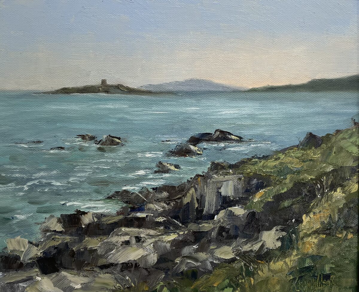 "Red Island View" Sold - Karen Wilson Art