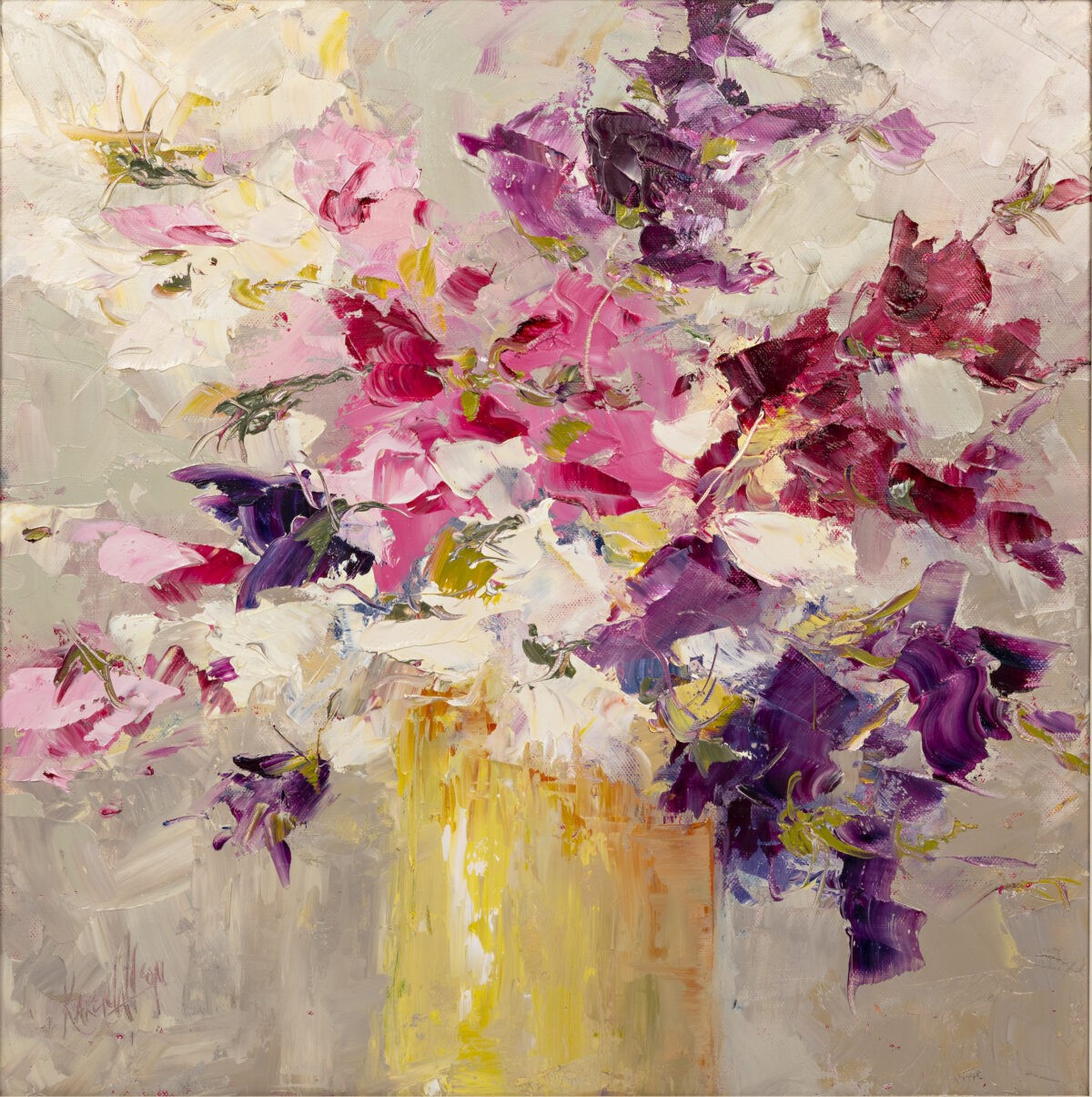 "FLORAL FLURRY II" LIMITED EDITION PRINT - Karen Wilson Art